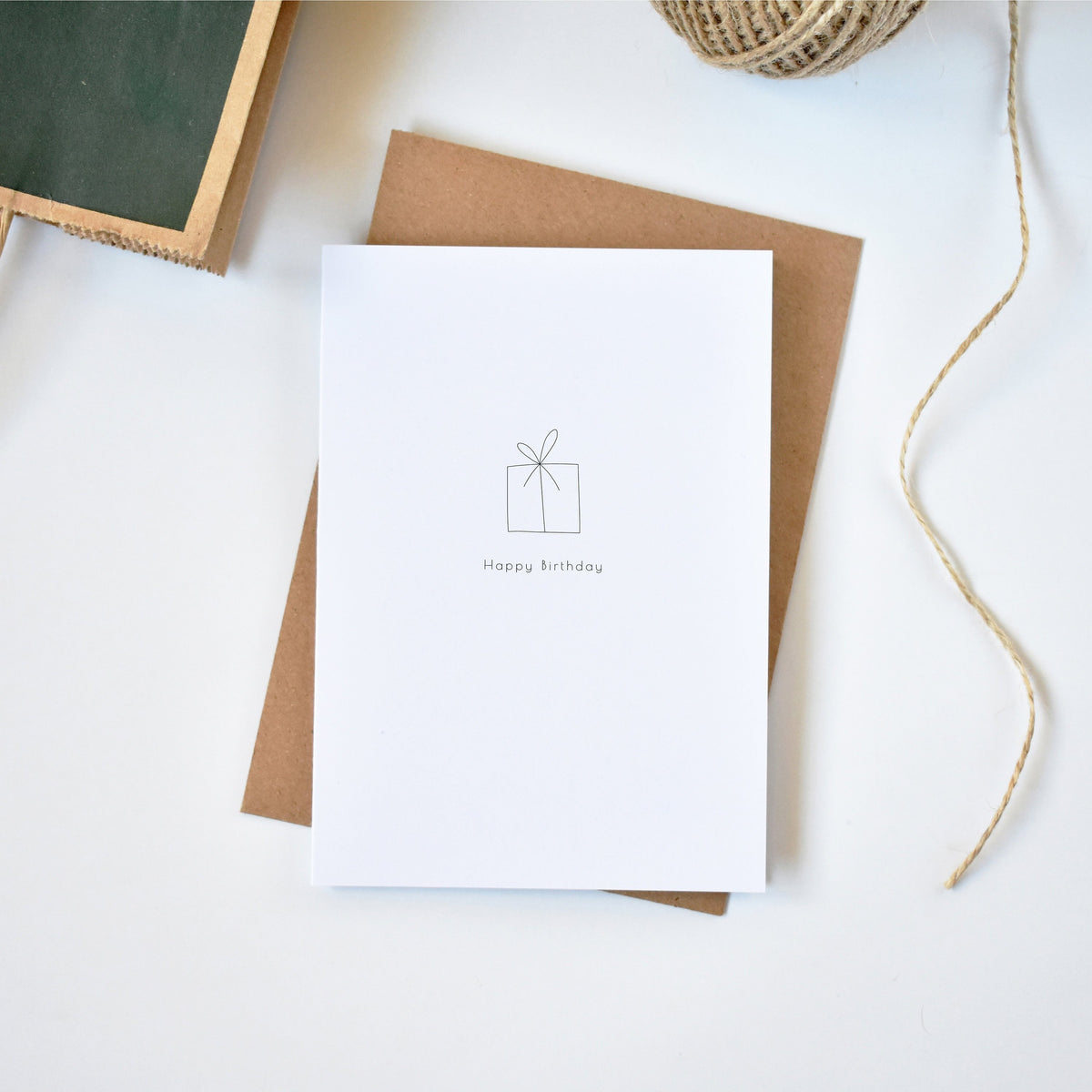 Minimalist birthday card | minimalist gift | elemente design – Elemente ...